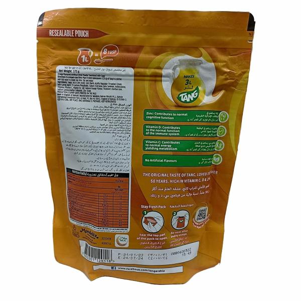 Tang Orange Drink Powder (Imported) Pouch, 375 g - JioMart