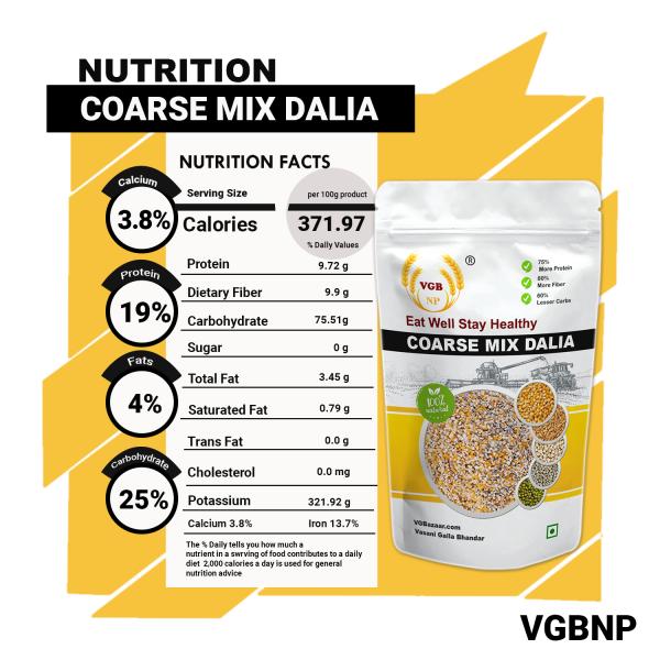 VGBNP 100% Natural & Original Coarse Multigrain daliya (Mota Anaj 3 in ...