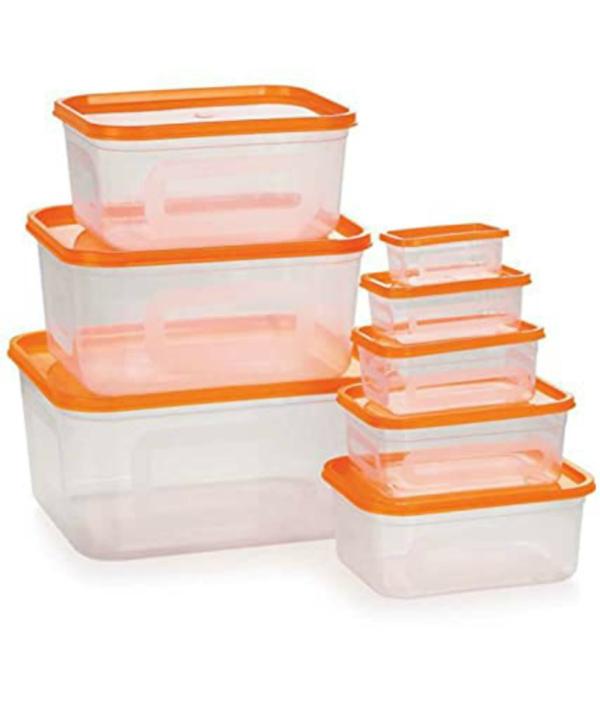 Nabhya Transparent Plastic Airtight Large Size To Small Size Complete ...