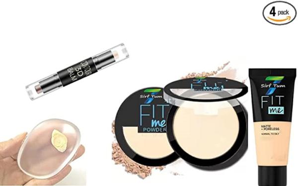 SIRF TUM 7 FITME POWDER Matte Pore Less Oil Control Compact Powder With ...