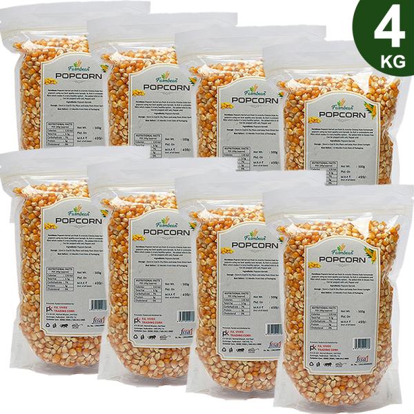 Farmbean Popcorn Seeds 4kg & 100% Popping Kernels,Corn Kernels,PopCorn ...