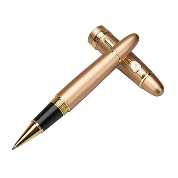 GOLD LEAF Jinhao 159 Signature Roller Ball Pen Gold With Gold Trims ...
