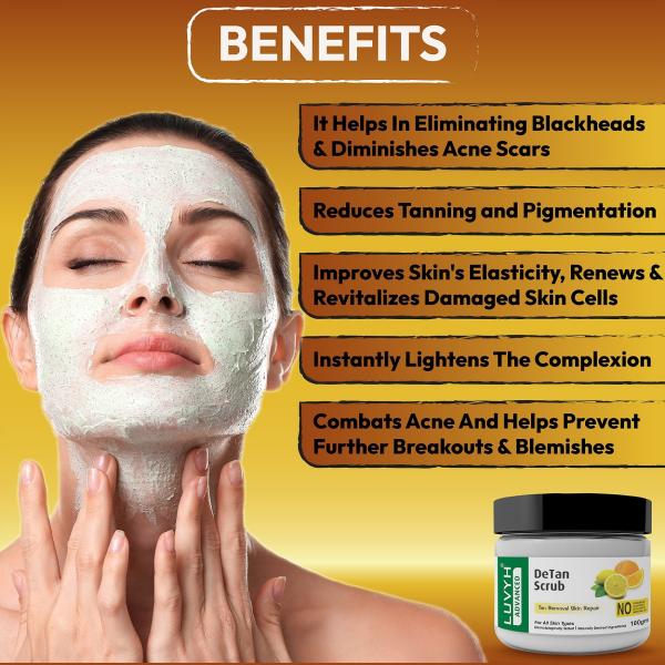 DeTan Scrub- 100gm - JioMart
