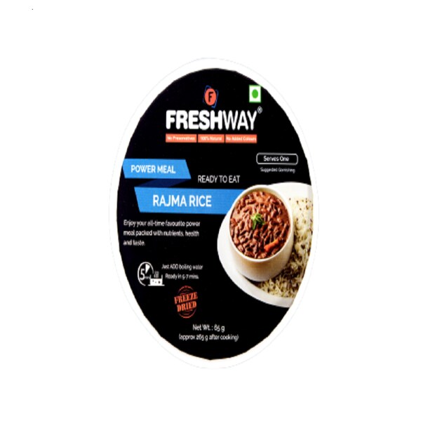 Freshway Heat and Eat Combo of 2-Paratha with Mutter Paneer, 2- Rajma ...