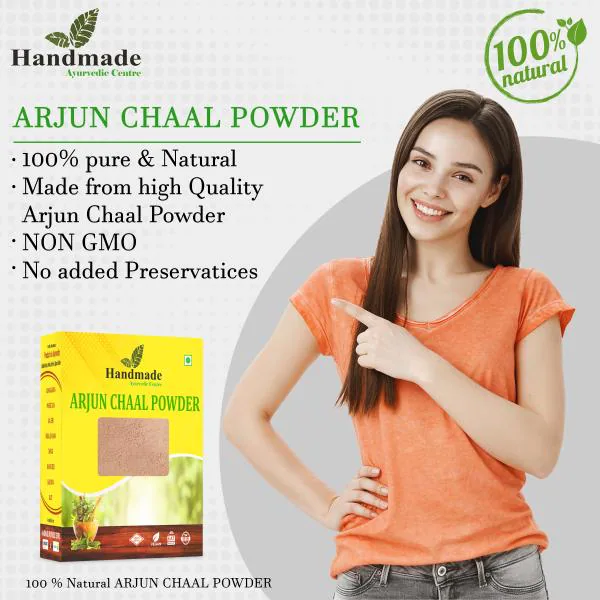Handmade Ayurvedic Centre Terminalia Arjuna Arjun Chaal Powder, Natural ...