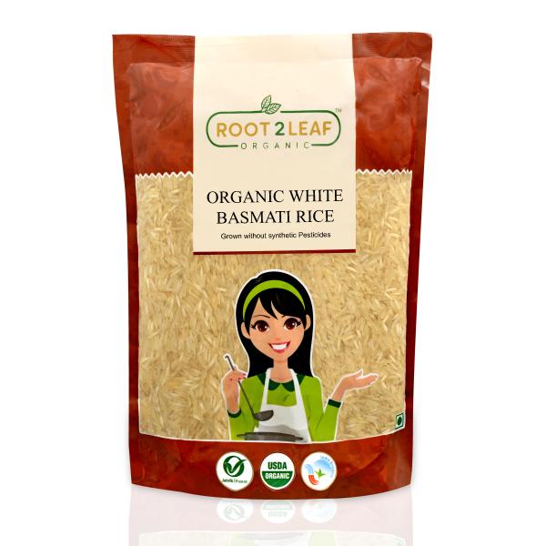 Root2leaf Organic White Basmati Rice 1Kg - JioMart