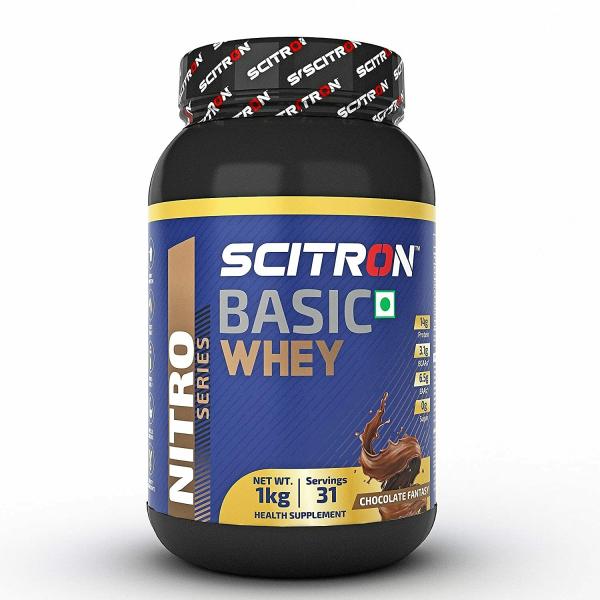 Scitron Basic Chocolate Fantasy Whey Protein Powder 1 Kg - JioMart