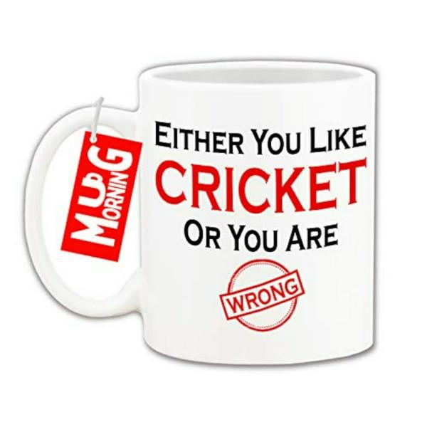 Mug Morning Cricket Mug Cricket Coffee Mug Mug for Cricket Lovers - JioMart