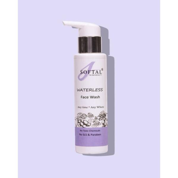 Softal Waterless Facewash I With Grapeseed Extracts I For all types of ...