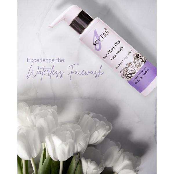 Softal Waterless Facewash I With Grapeseed Extracts I For all types of ...