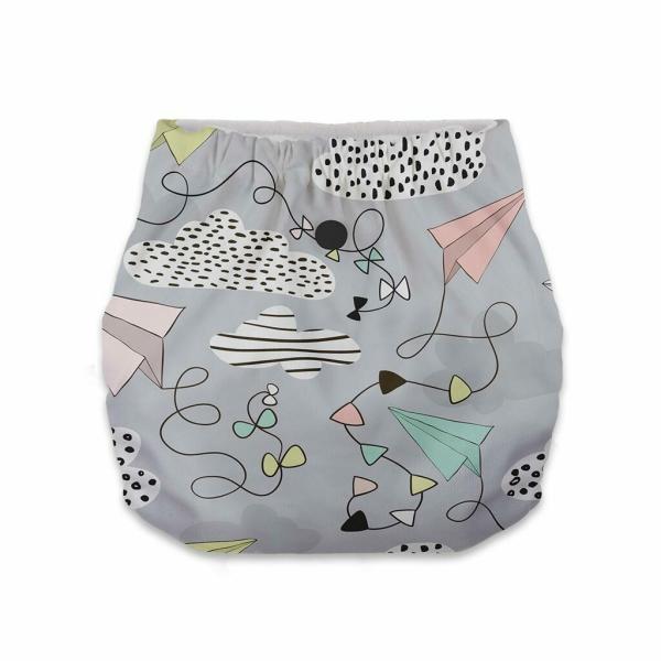 BASIC for Baby- Freesize Airplane Cloth Diapers for Day Time Use With ...