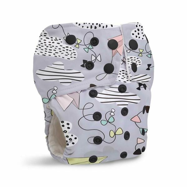 BASIC for Baby- Freesize Airplane Cloth Diapers for Day Time Use With ...