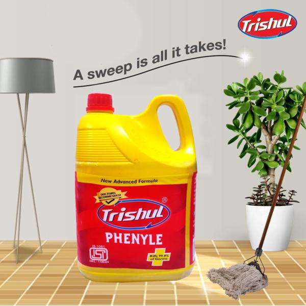 Trishul Black Phenyle, ISI Marked Liquid Surface Disinfectant, Kill ...