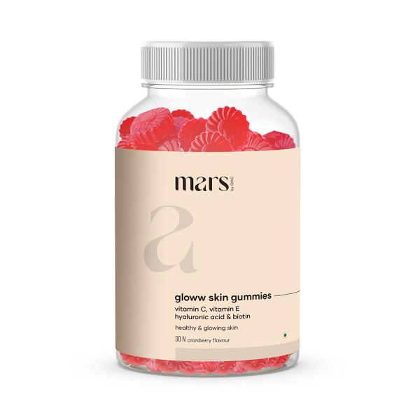 mars by GHC Hyaluronic Acid Glow Skin Gummies with Vitamin C for Skin ...