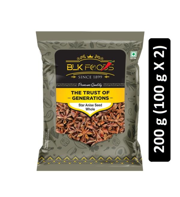 BLK Foods Daily Star Anise Seed Whole (Badiyan) 800g (4 X 200g) - JioMart