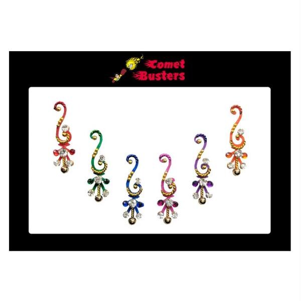 Comet Busters Partywear Indian Traditional Colorful Bindi For Women ...