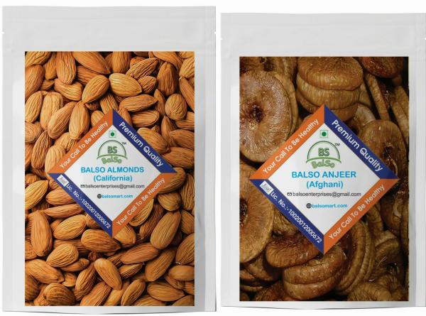 Almonds 50gram Anjeer 50gram - JioMart