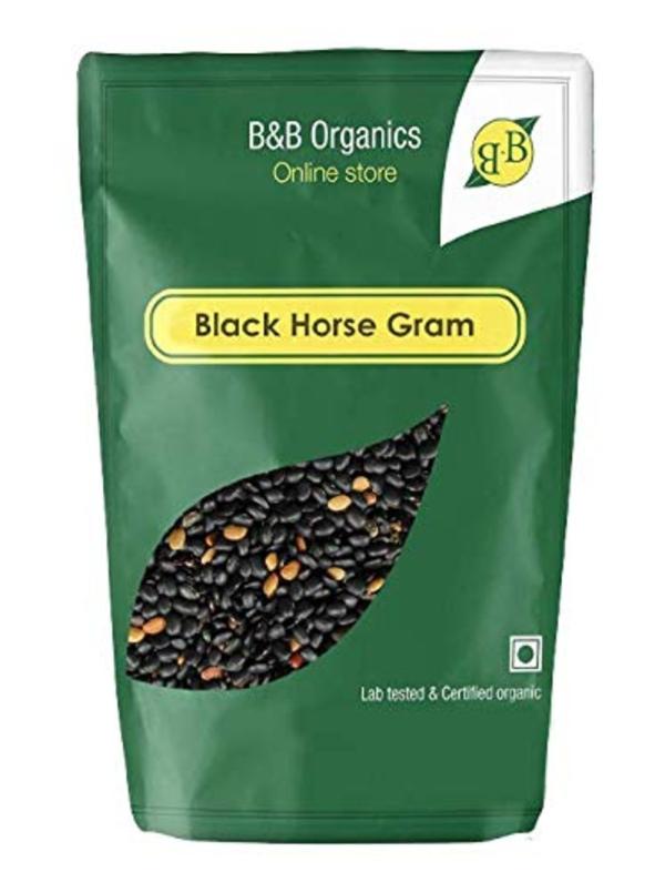 B&B Organics Black Horse Gram / Kulthi / Kollu / Vulavalu / Horse Gram ...
