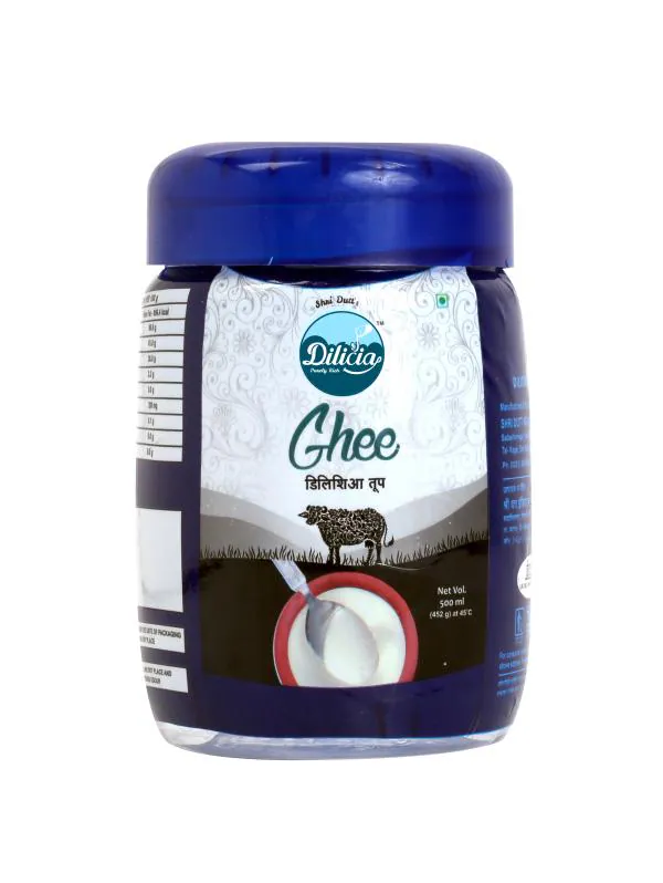 Shri Dutt's Dilicia Pure Buffalo Ghee 1 litre| Buffalo Ghee 500 ML Pure ...