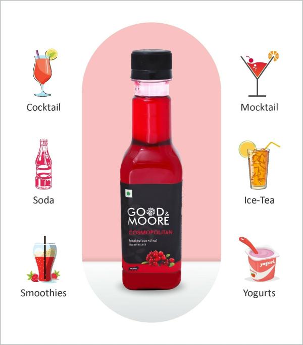 GOOD&MOORE Cosmopolitan Mix | Cocktail and Mocktail Mixer | Cranberries ...