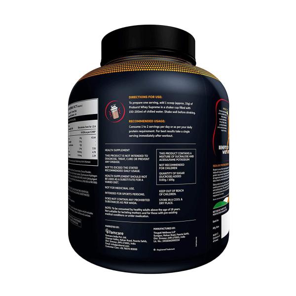 Proburst Supreme Whey Protein Powder Double Chocolate 2 Kg - JioMart