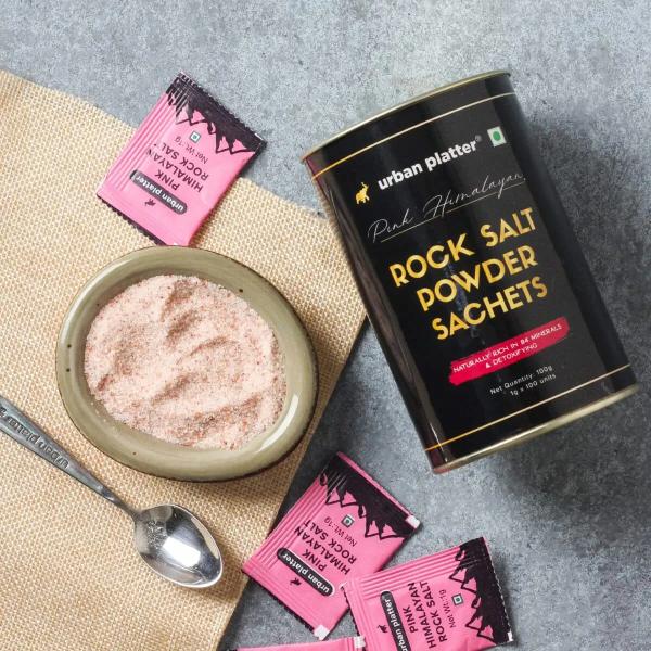 Urban Platter Pink Salt Sachets, 100g - JioMart
