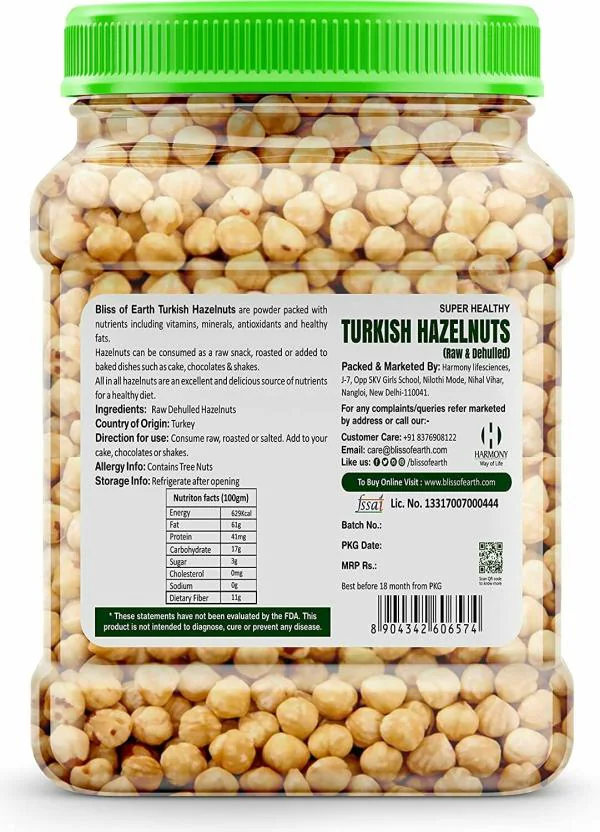 Turkish Hazelnut 500gm - JioMart