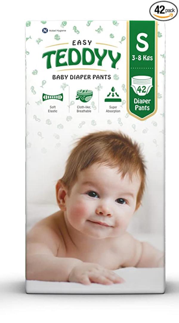 Teddyy Small Baby Diapers Pants (Pack Of 42) - JioMart