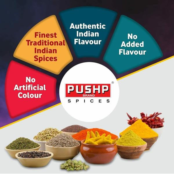 Pushp Brand Kasmiri Red Chilli Powder (500gm) (Pack of 5) - JioMart