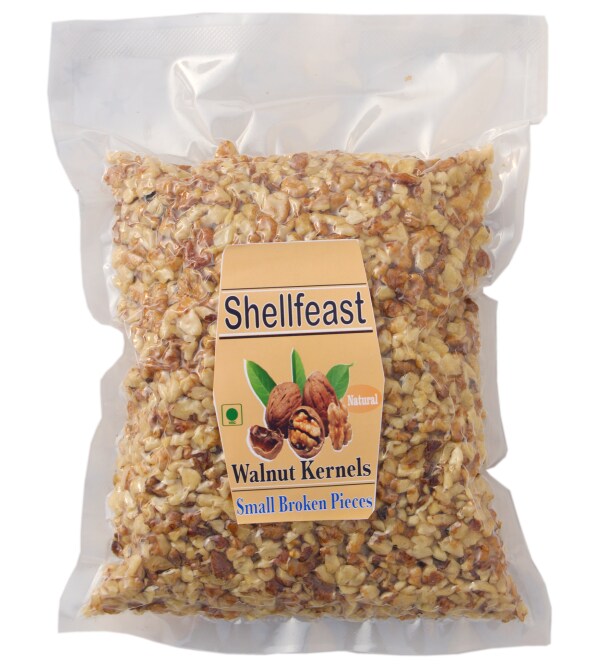 Shellfeast Small Broken Walnut Kernels, Pieces For Bakery, Cakes ...
