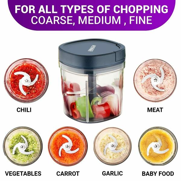 Inalsa Manual Chopper Chop It XL - High Quality Six Layer SS Chopping ...