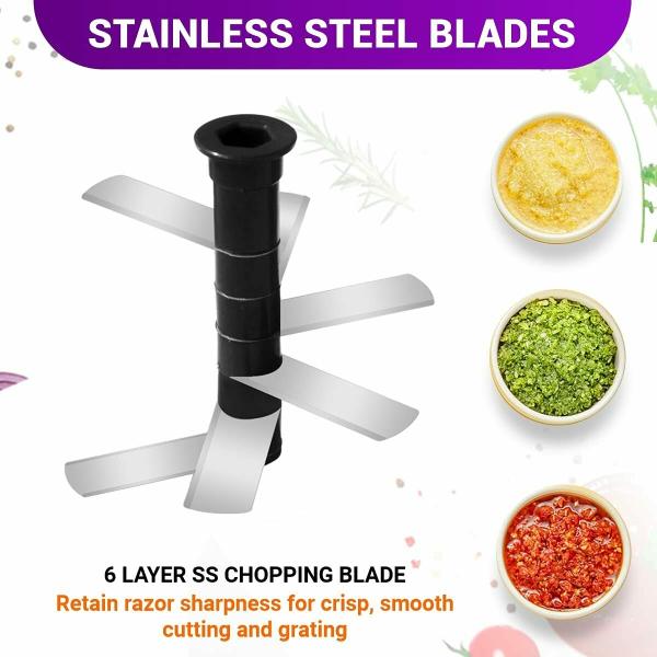 Inalsa Manual Chopper Chop It XL - High Quality Six Layer SS Chopping ...