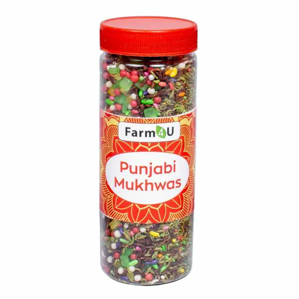 Farm4u,Punjabi Mukhwas, Jhilmil Mukhwas & Tulsi Mix Mukhwas Pack of 3 ...