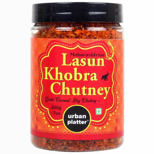 Urban Platter Garlic Coconut Chutney, 200g / 7oz [Maharashtrian Lasun ...