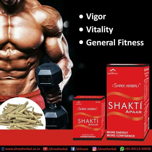 Shree Herbal Oganic Village Ayurvedic Shakti Apaar Tablets 120 Tab ...