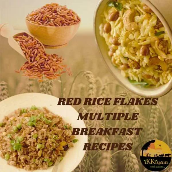 Ammi Samayal Ikkiyam RED Rice Flakes (Gluten Free, Dietary Fiber Rich ...