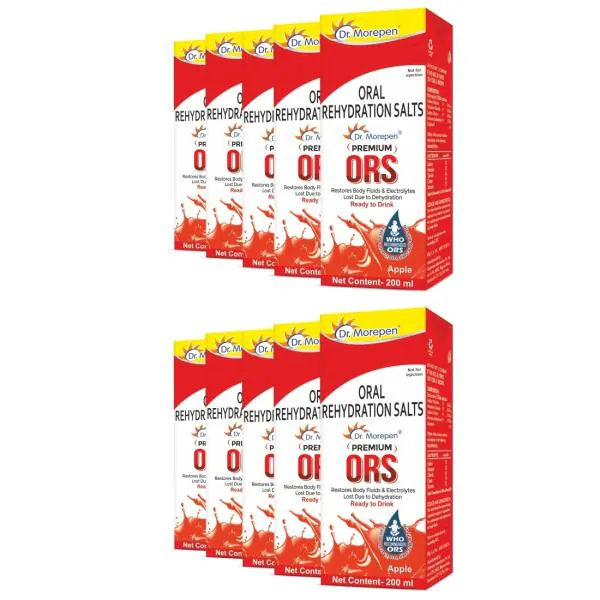 PREMIUM ORS LIQUID (APPLE) 200ML PACK OF 10 - JioMart