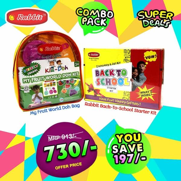 Rabbit Back to School Starter Kit, My Fruit World Doh Kit - JioMart