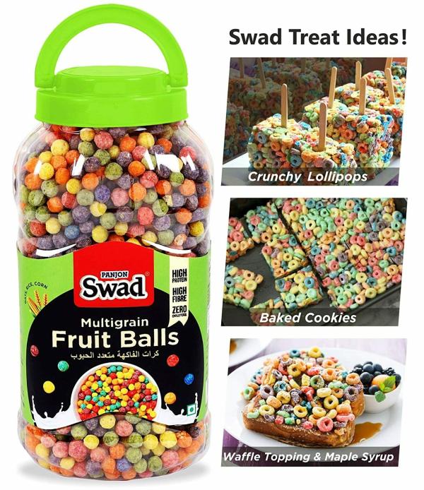 Swad Breakfast Cereal Choco Magic Stars & Fruit Balls (High Fibre Star ...