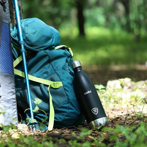 Cello Duro Tuff Steel Series- Swift Double Walled Stainless Steel Water ...