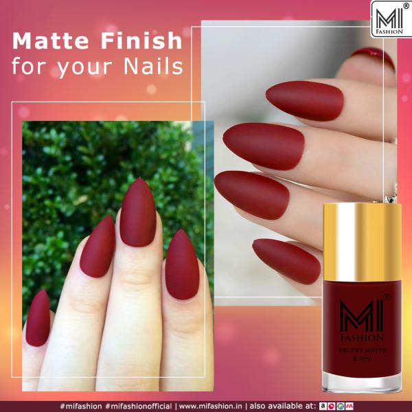 MI Fashion Soft Smooth Unique Matte Nail Polish Combo Sets of 4 Unique ...