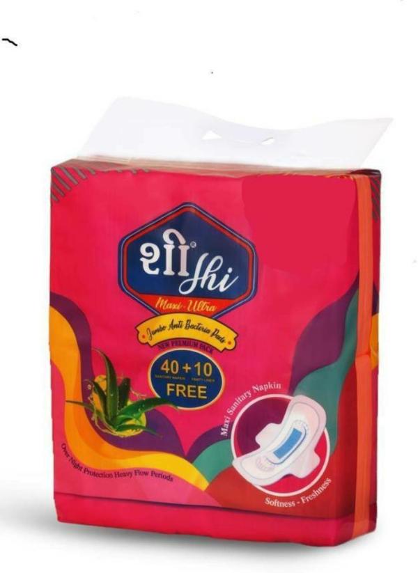 SHI MAXI 40+10 (32CM XXL) JUMBO PADS Sanitary Pad - JioMart
