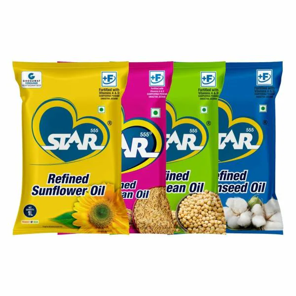 STAR 555 Refined Sunflower , Soyabean , Rice Bran & Cottonseed Oil - 1 ...