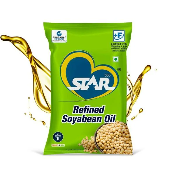 STAR 555 Refined Sunflower , Soyabean , Rice Bran & Cottonseed Oil - 1 ...
