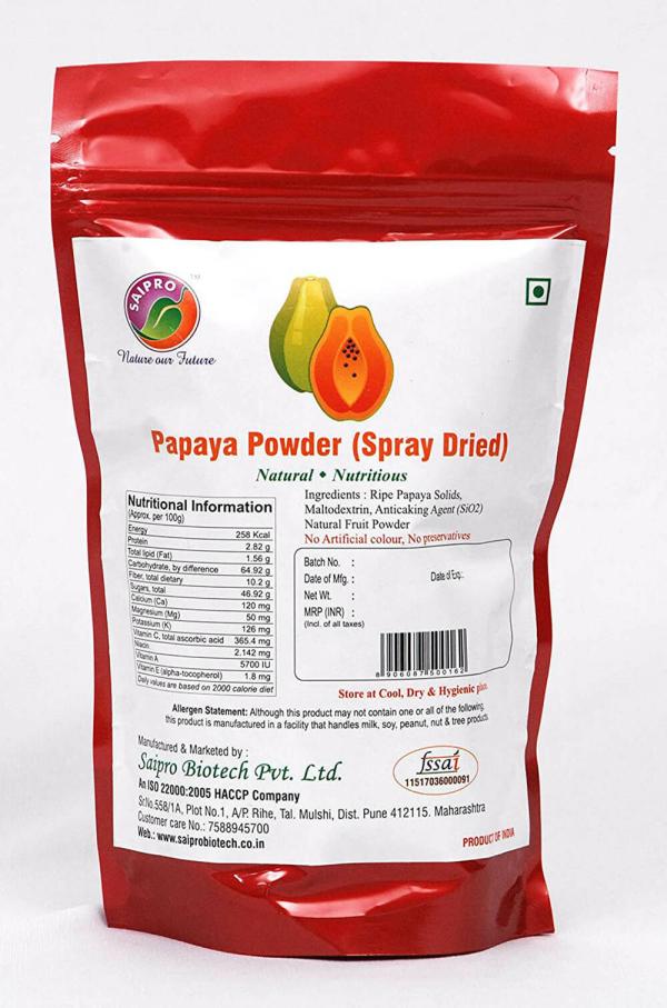Saipro EATERY HARVEST Raw Papaya Powder Great Tenderizer 400 g (Pack of ...