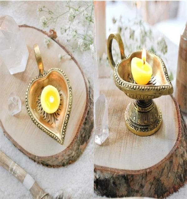 PRODUCTMINE Cow Ghee Diya (100 Diyas) Cotton Wick for Puja and Special ...