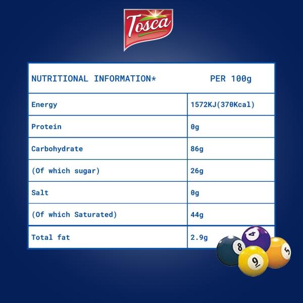 Tosca Pool Balls Bubble Gum Candy | Fruit Flavoured Bubble Gum ( Buy 8 ...