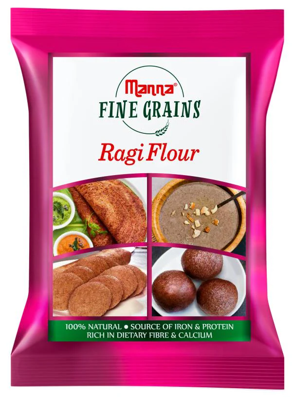 Manna Ragi Flour, 1.8kg | Finger Millet Flour | Nachni Atta | Kelvaragu ...