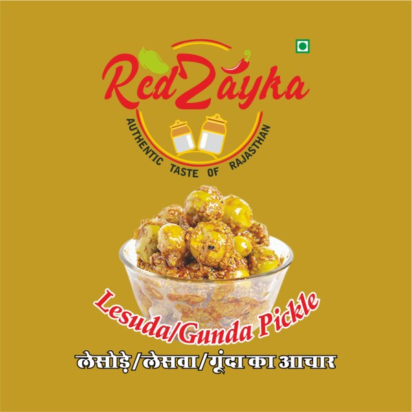 RedZayka Home Made Rajasthani Lasode Gunda Pickle | 400G | Traditional ...