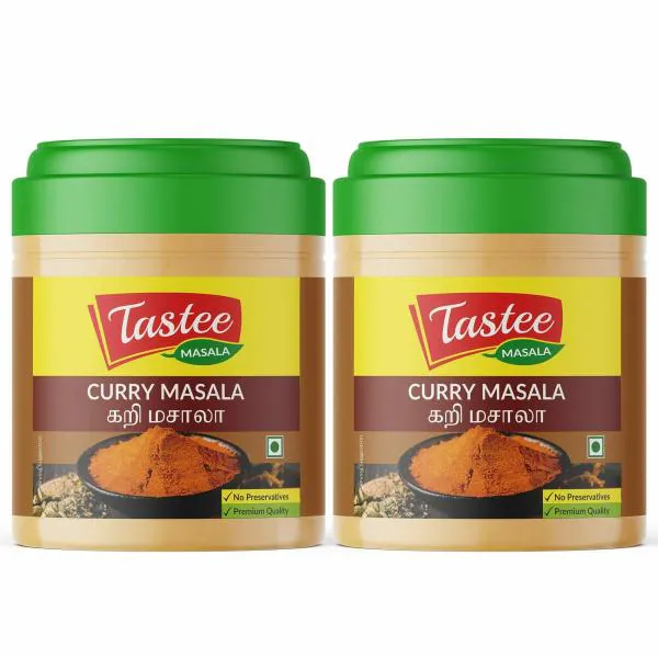 Tastee Masala South Indian Style Curry Masala Powder 400 grams (200 g x ...